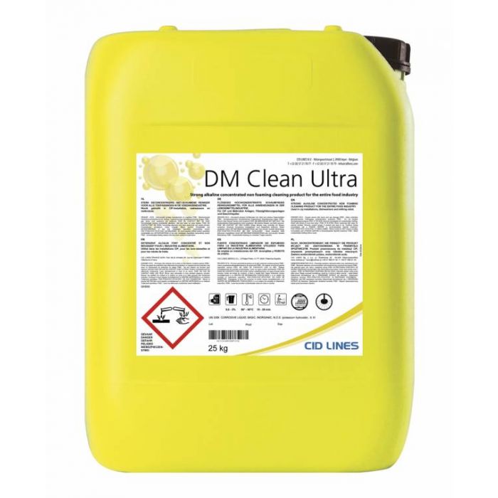 DM Clean Ultra 25 kg. (24) sterk alkalisch niet schuimende reiniger ...